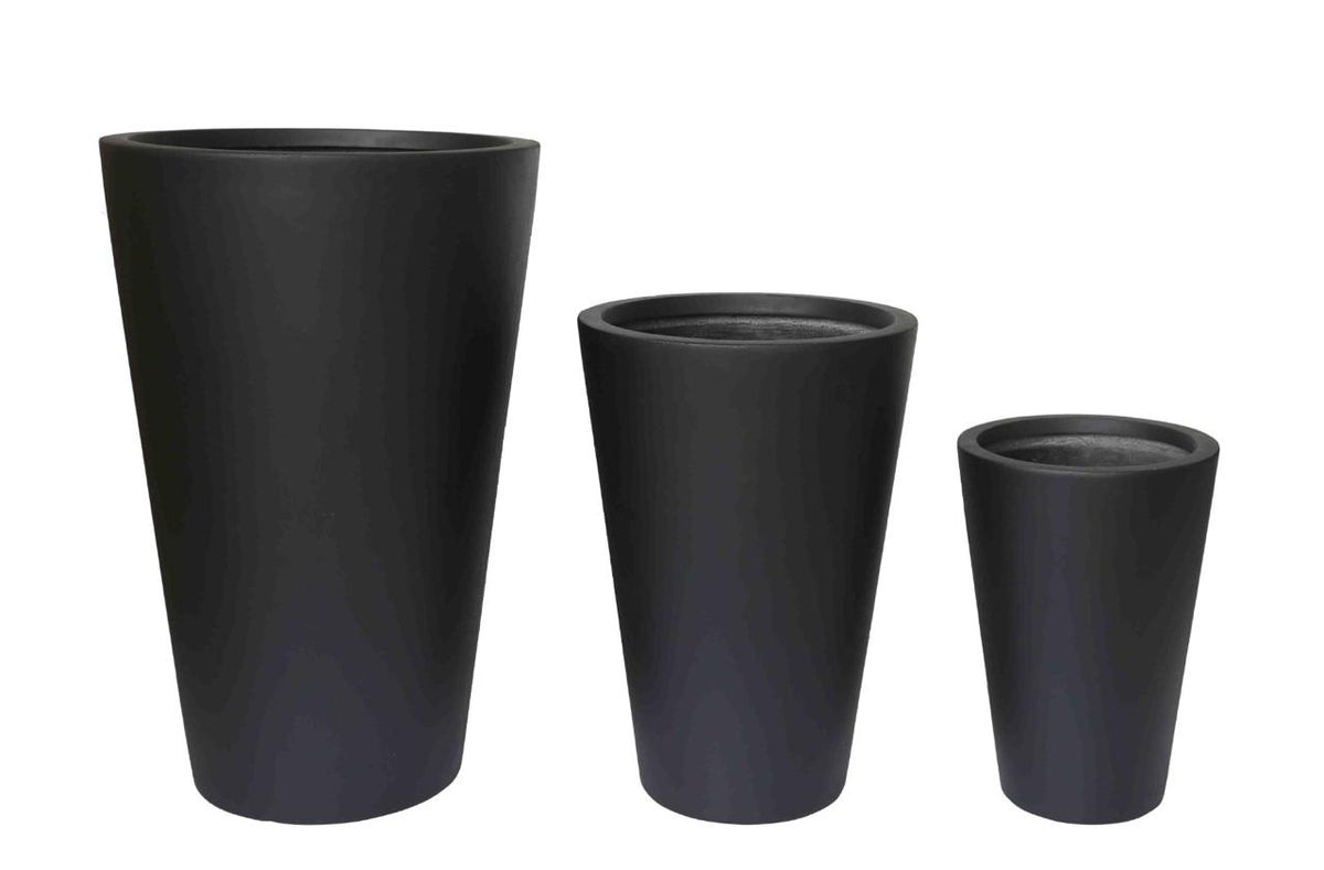 Fiber Clay Tall Cone Pot – Plant Studio LLC