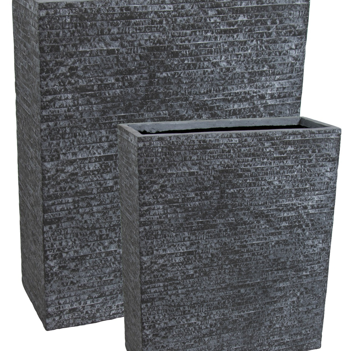Tall Fiber Clay Pot - Graphite – Plant Studio LLC