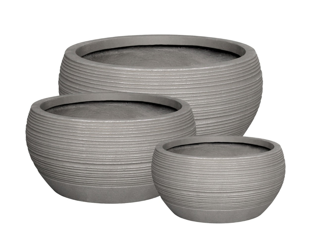 Fiber Clay Round Pot - Ring – Plant Studio LLC