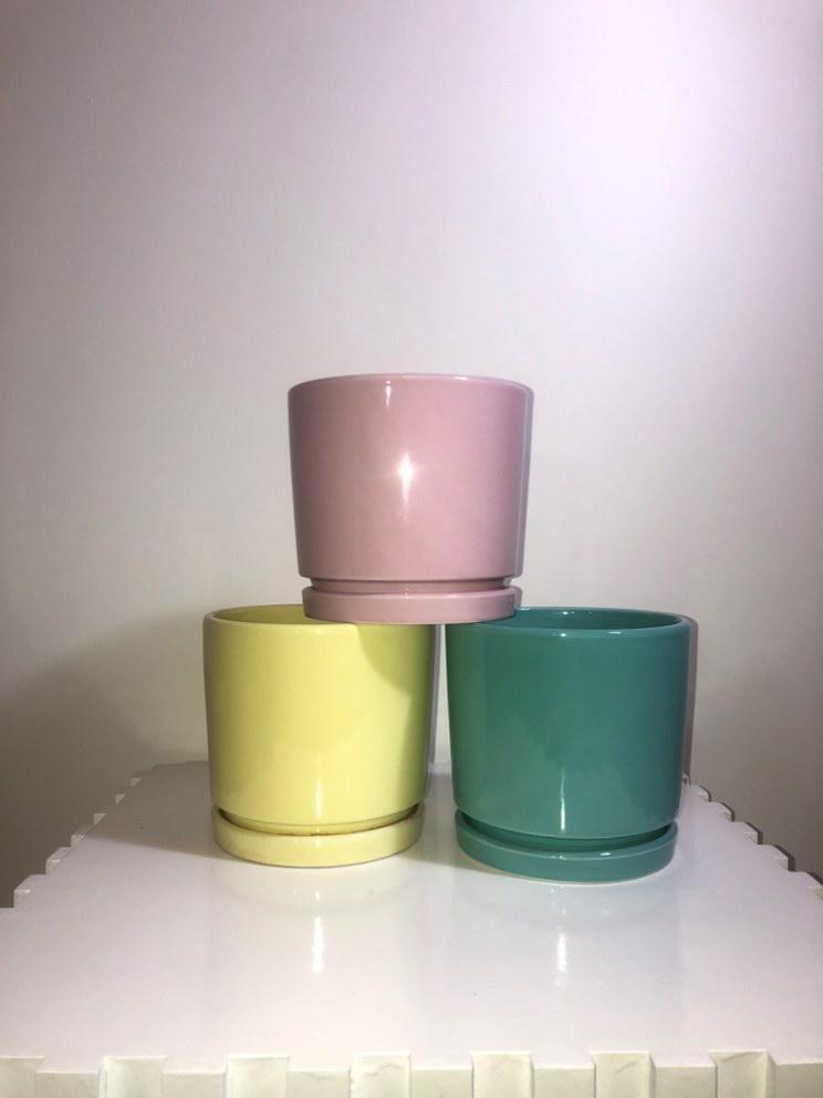 Pastel Ceramic Pots – Plant Studio LLC | TRN 100565690300003
